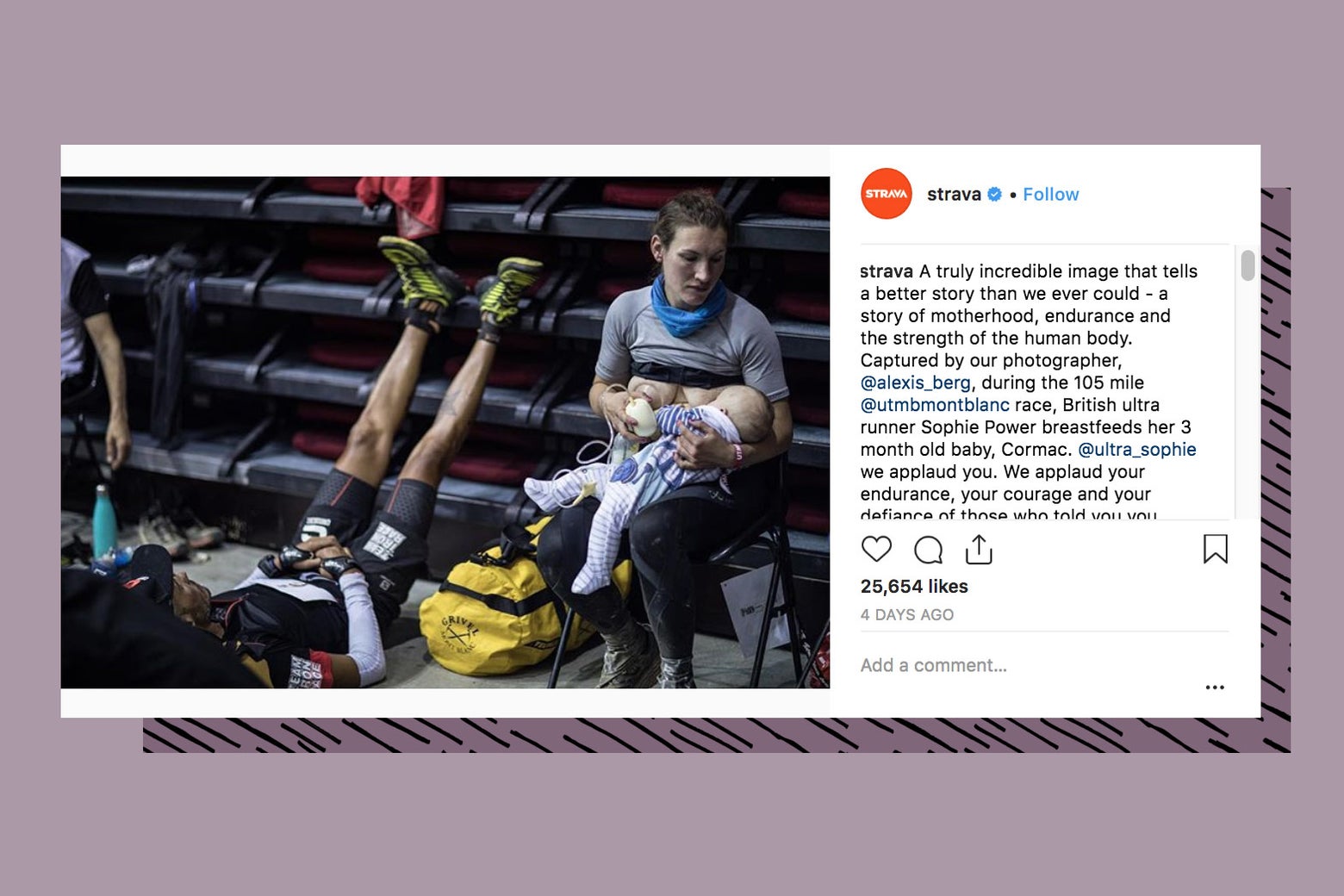 Breastfeeding while running an ultramarathon is badass, not gross.