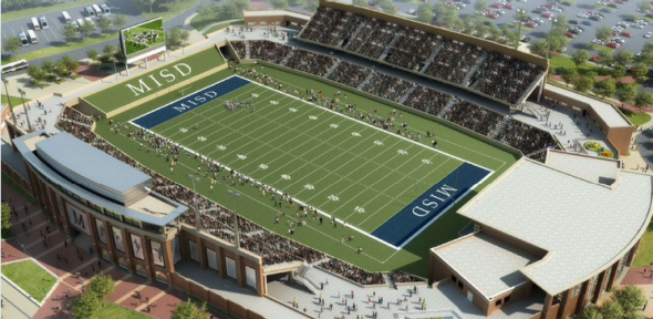 Texas school district votes to build $62 million high school football ...