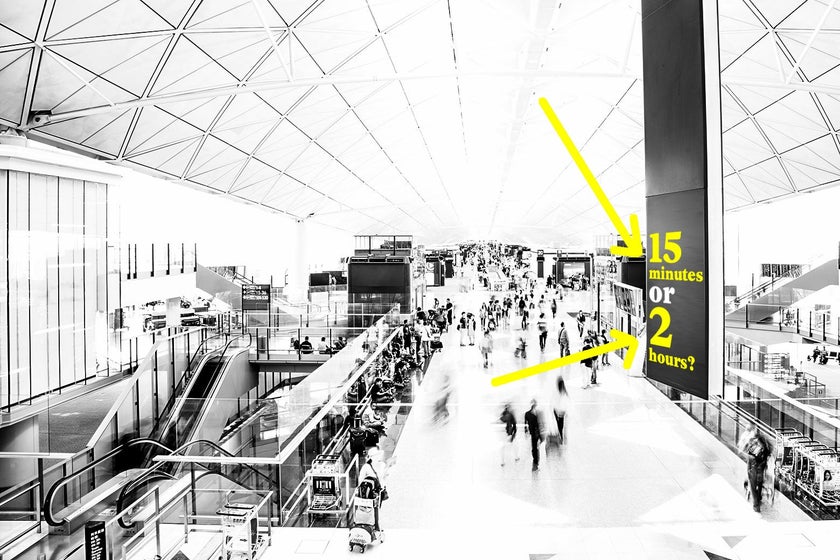 How early should you arrive for a domestic flight? A debate on both ...