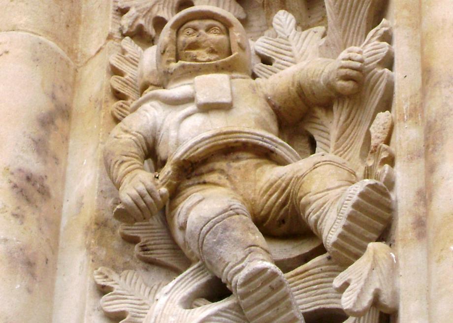 Pop-culture and modern grotesques and gargoyles in Gothic architecture