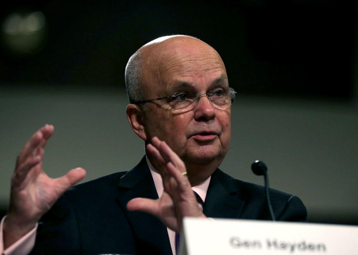 Gen. Michael Hayden says we can no longer handle the truth.