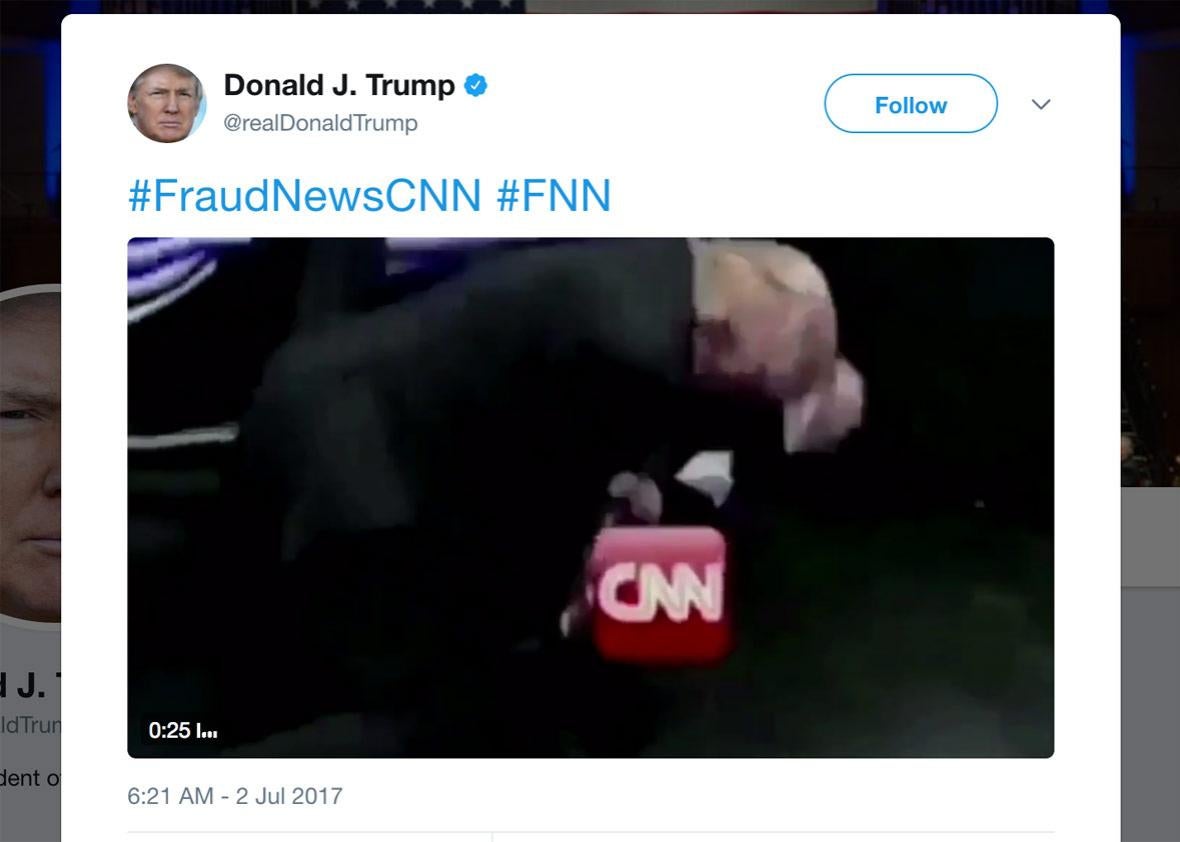 Trump’s wrestling tweet broke kayfabe.