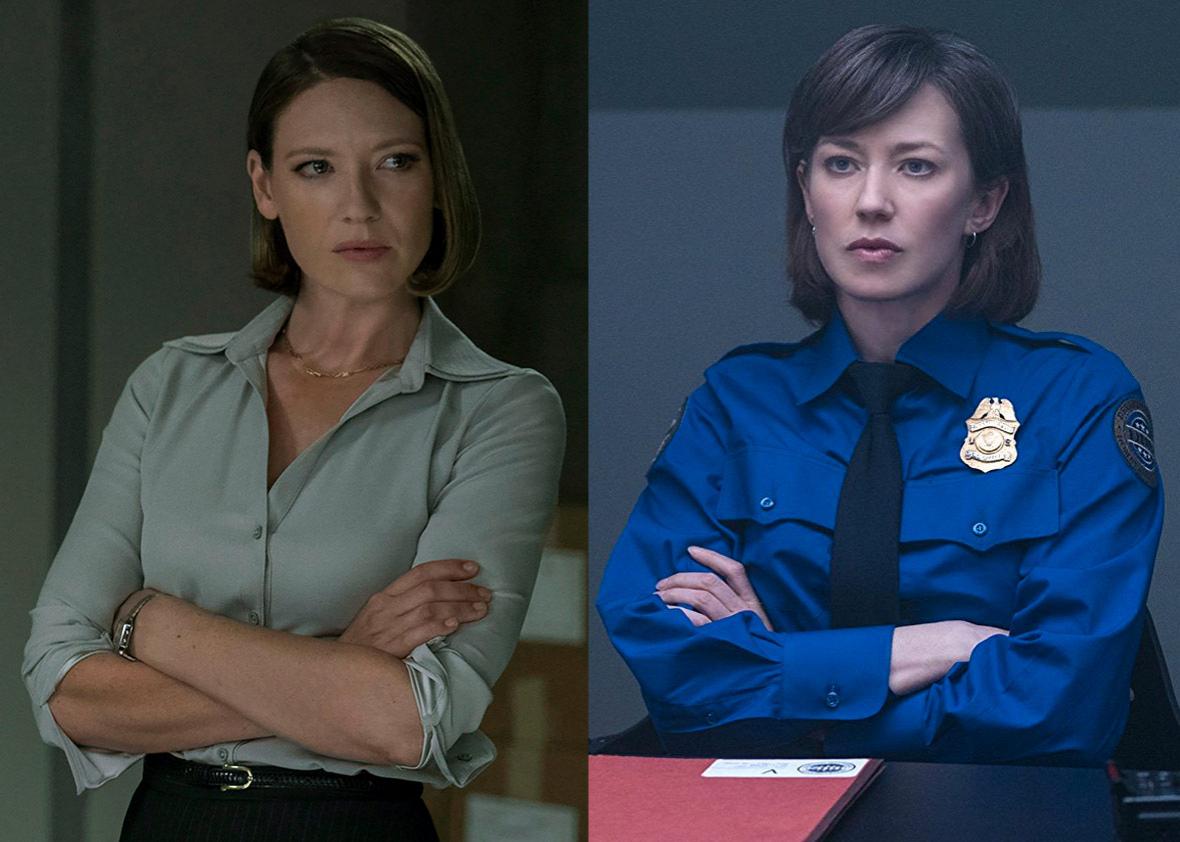 People are confusing Mindhunter's Anna Torv with Carrie Coon.