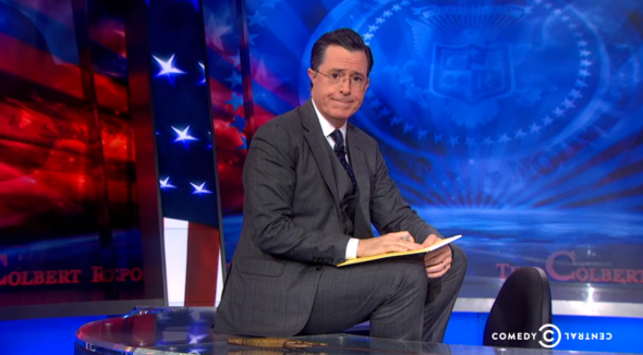 Stephen Colbert: last episode of The Colbert Report said "We'll Meet ...