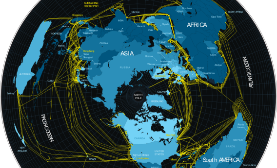 Global Internet map: Geotel, Fortune maps show how cable infrastructure ...