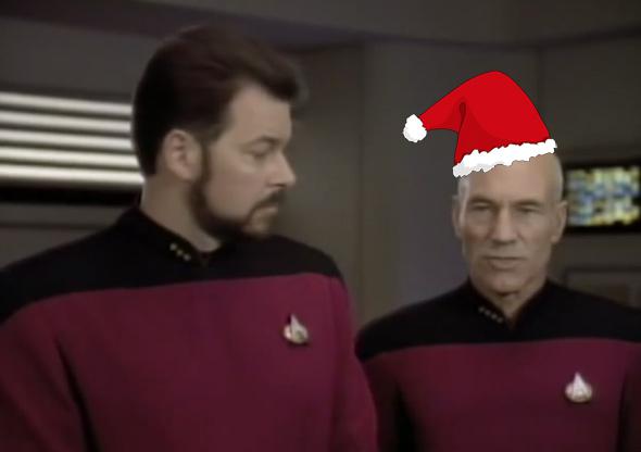 Video: Captain Picard sings a Christmas carol.