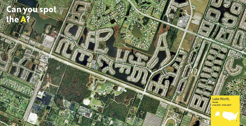 ABC: The Alphabet From the Sky features letters hidden in satellite ...