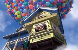 How many balloons would it take to lift a house like the one in Pixar's Up?