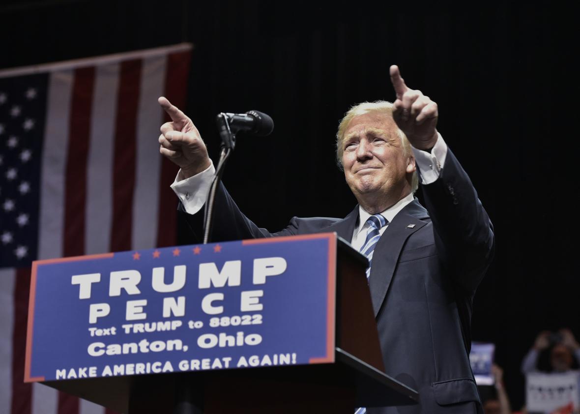 What makes the adjective Trumpian so perfect for the candidate?