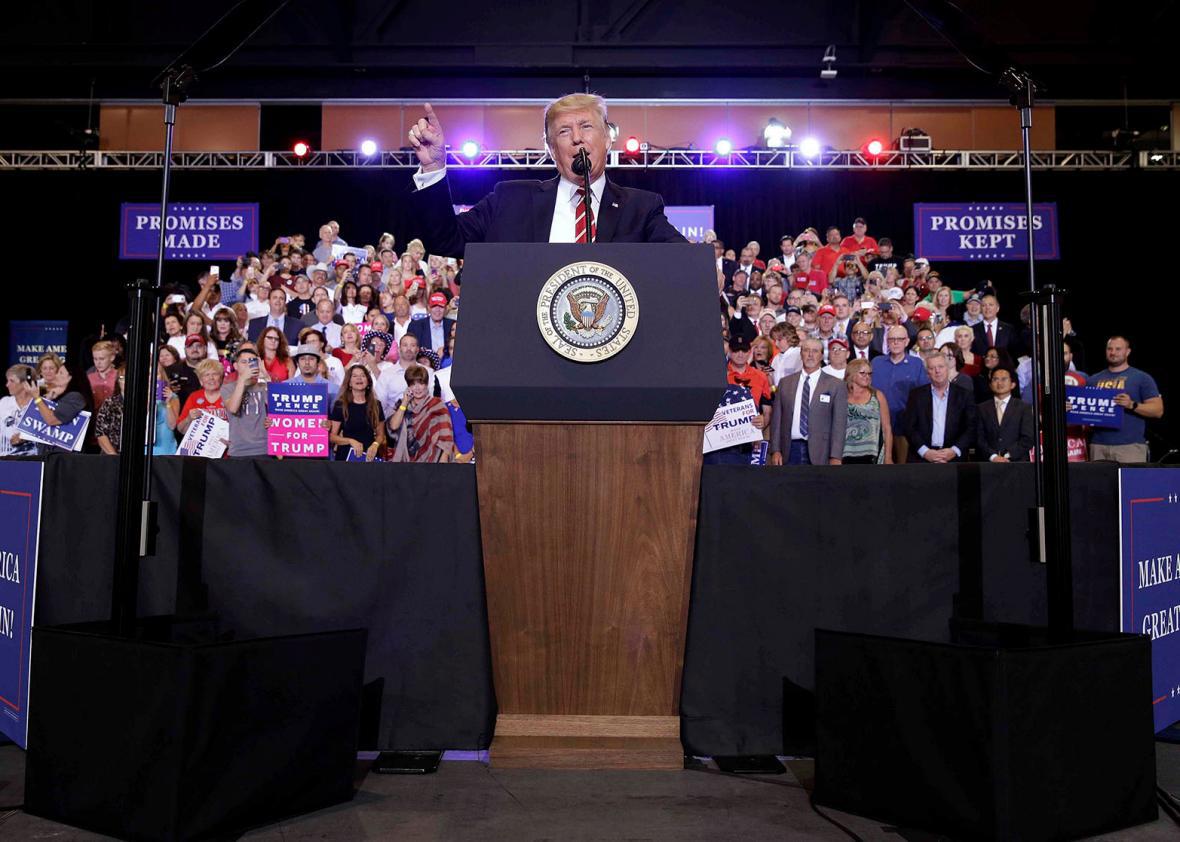 Trump’s Phoenix speech was unhinged and unsurprising.