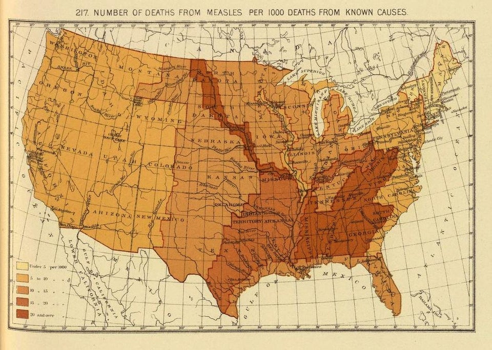 History of measles mortality: Maps from a time before vaccines.