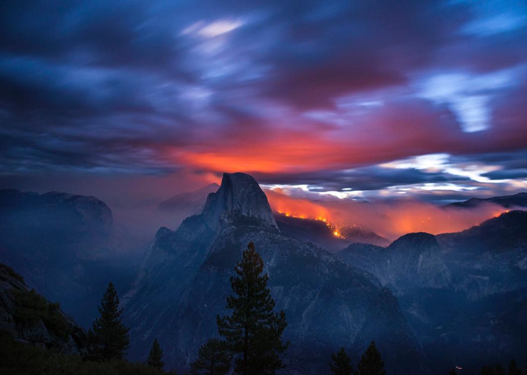 Stuart Palley California wildfire photos: Photographer captures ...