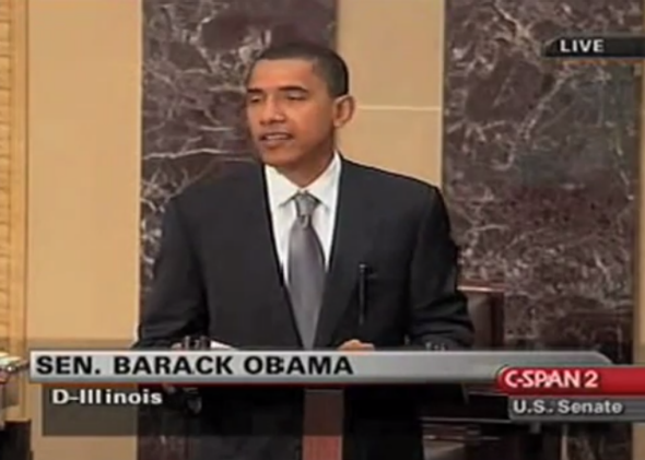 Nuclear option: Obama was for filibusters before he was for it.