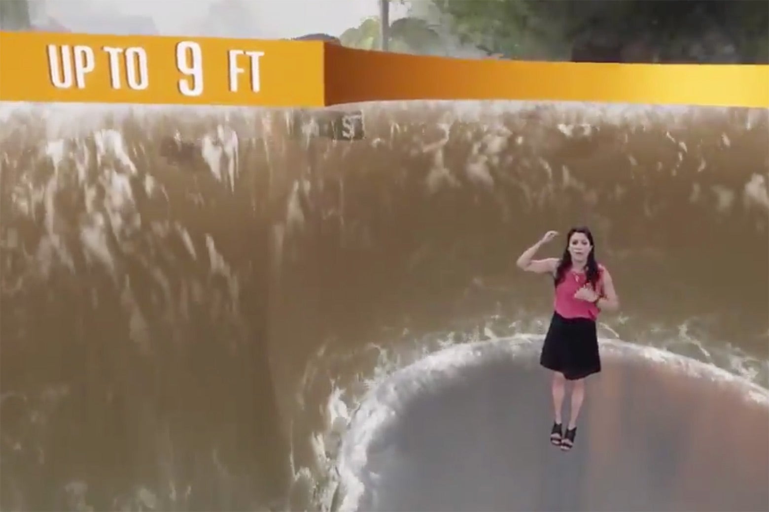 The Weather Channel uses augmented reality to depict Hurricane Florence ...