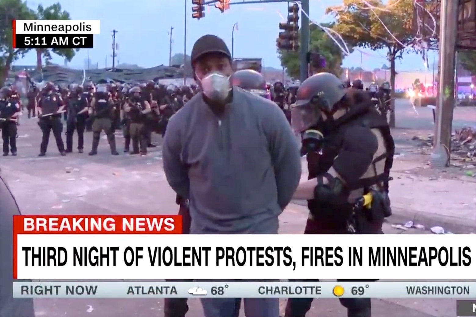 Minneapolis Police Arrest Black Cnn Correspondent While Live On Air