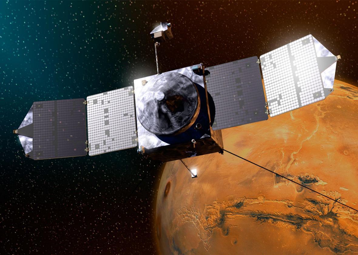 Mars Orbiter has now been sending back great pictures of Mars for 10 ...