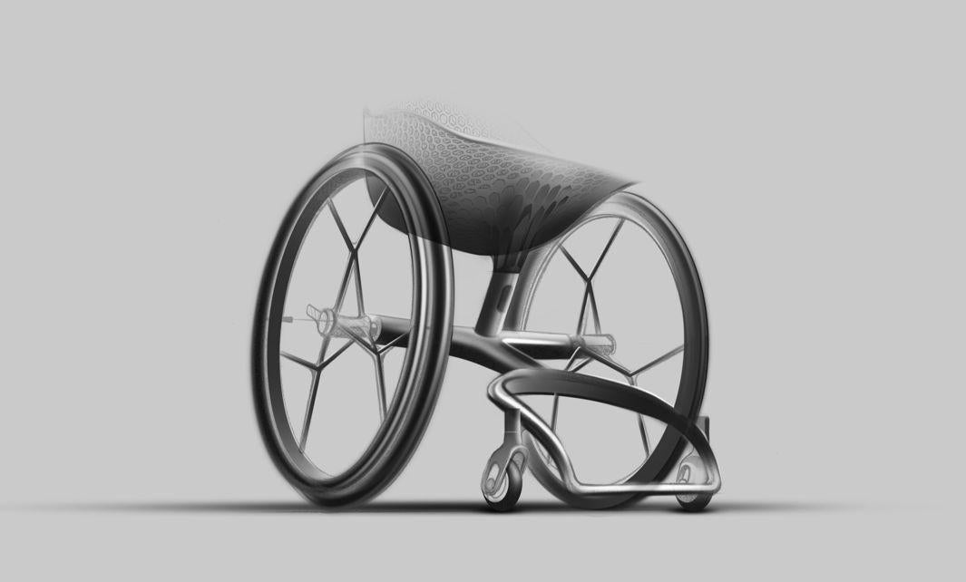 Benjamin Hubert Layer Go 3-D-printed wheelchair has custom sizing and ...