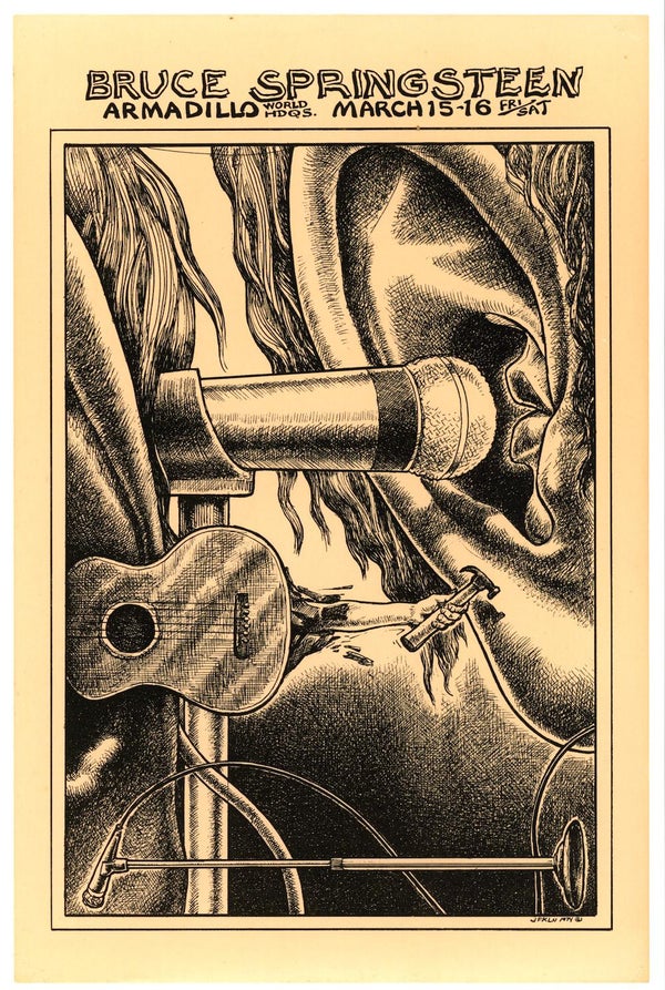 Austin music history: Music posters from the 1960s and 1970s.