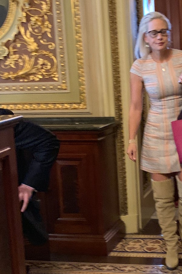 Kyrsten Sinema is not just a funky dresser, she's a fashion revolutionary.