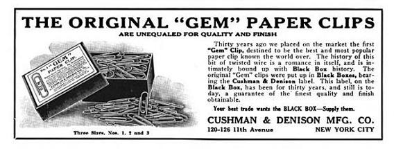 The history of the paper clip: It was invented in 1899. It hasn’t been ...