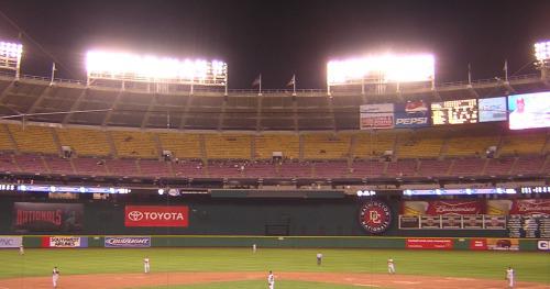 Baseball camera: Opening Day from the perspective of the ball.