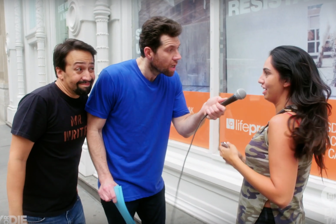 Billy on the Street with Lin-Manuel Miranda (VIDEO).