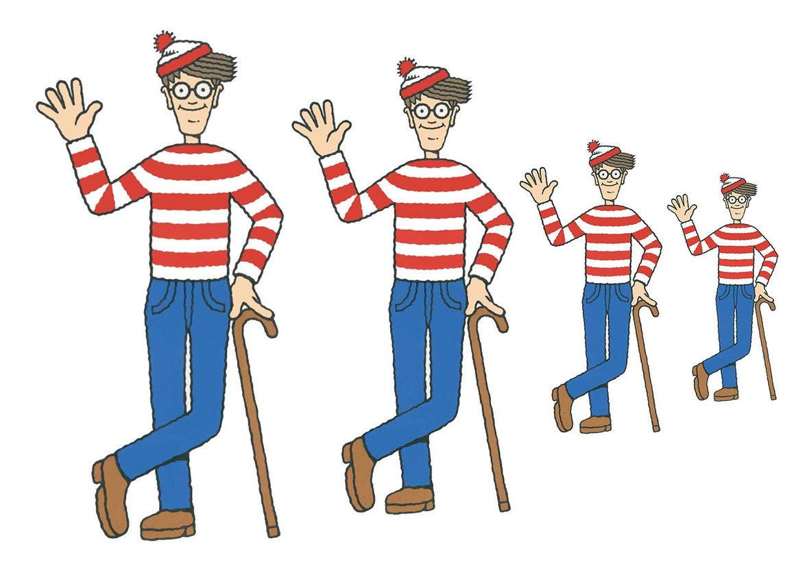 Where's Waldo didn't just get harder to find, he got 80 percent smaller.
