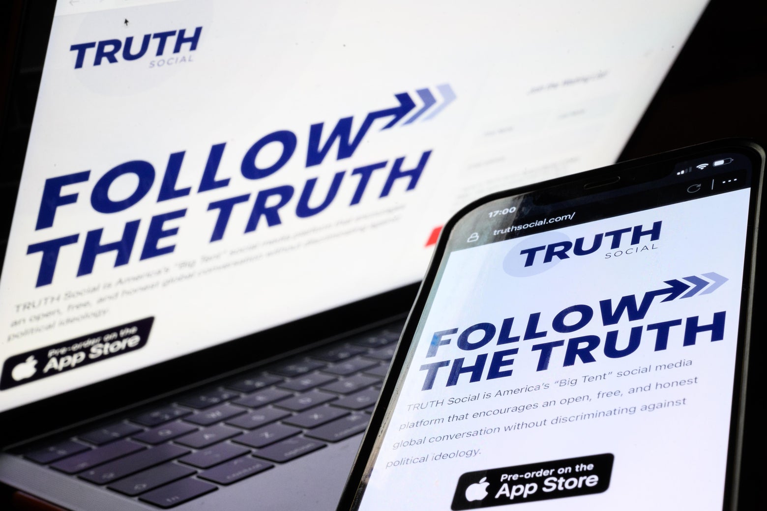 Donald Trump’s “Truth Social” app set for release on Presidents Day.