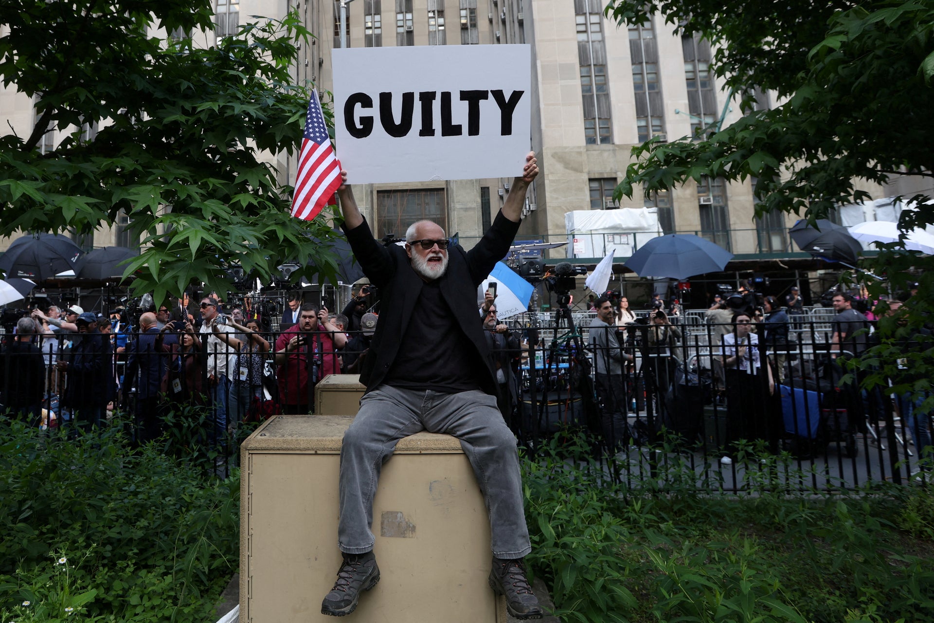 How NYC reacted when the Trump guilty verdict came down.