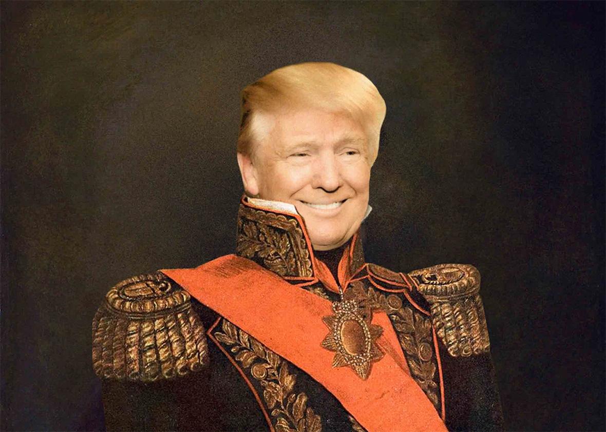 Donald Trump is a Latin American strongman.