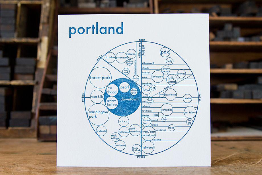 Circular city maps: Archie Archambault designs minimalist city maps ...