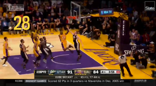 Video: Kobe Bryant's final game missed shots.