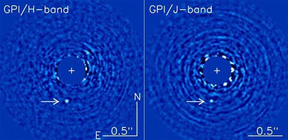 51 Eri b: Direct photo of an exoplanet.