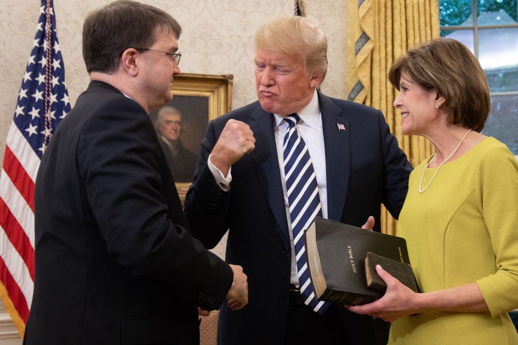 Trump VA secretary pro-Confederate speech attacked abolitionists.