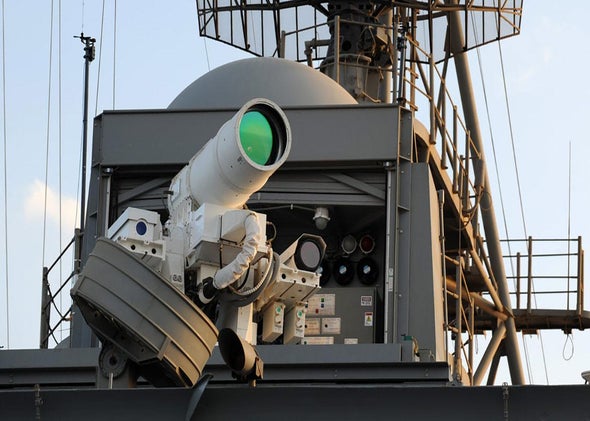 Navy laser test footage: How the Laser Weapon System works (VIDEO).
