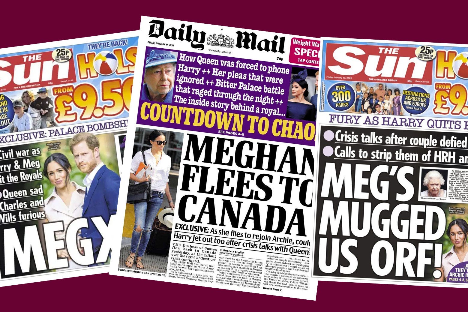 How Prince Harry and Meghan’s royal exit is being covered in the ...