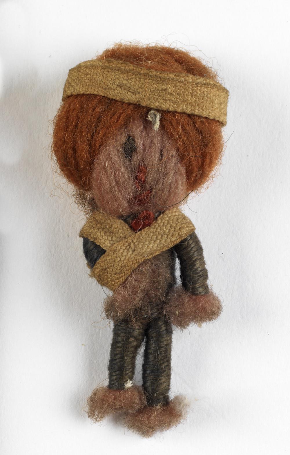 History of WWI: Lucky charms gathered by Edward Lovett.