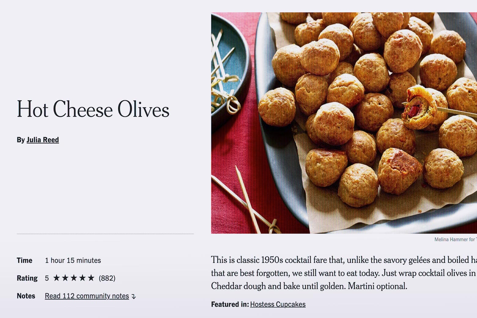 New York Times election day party recipes: These are just regular recipes.