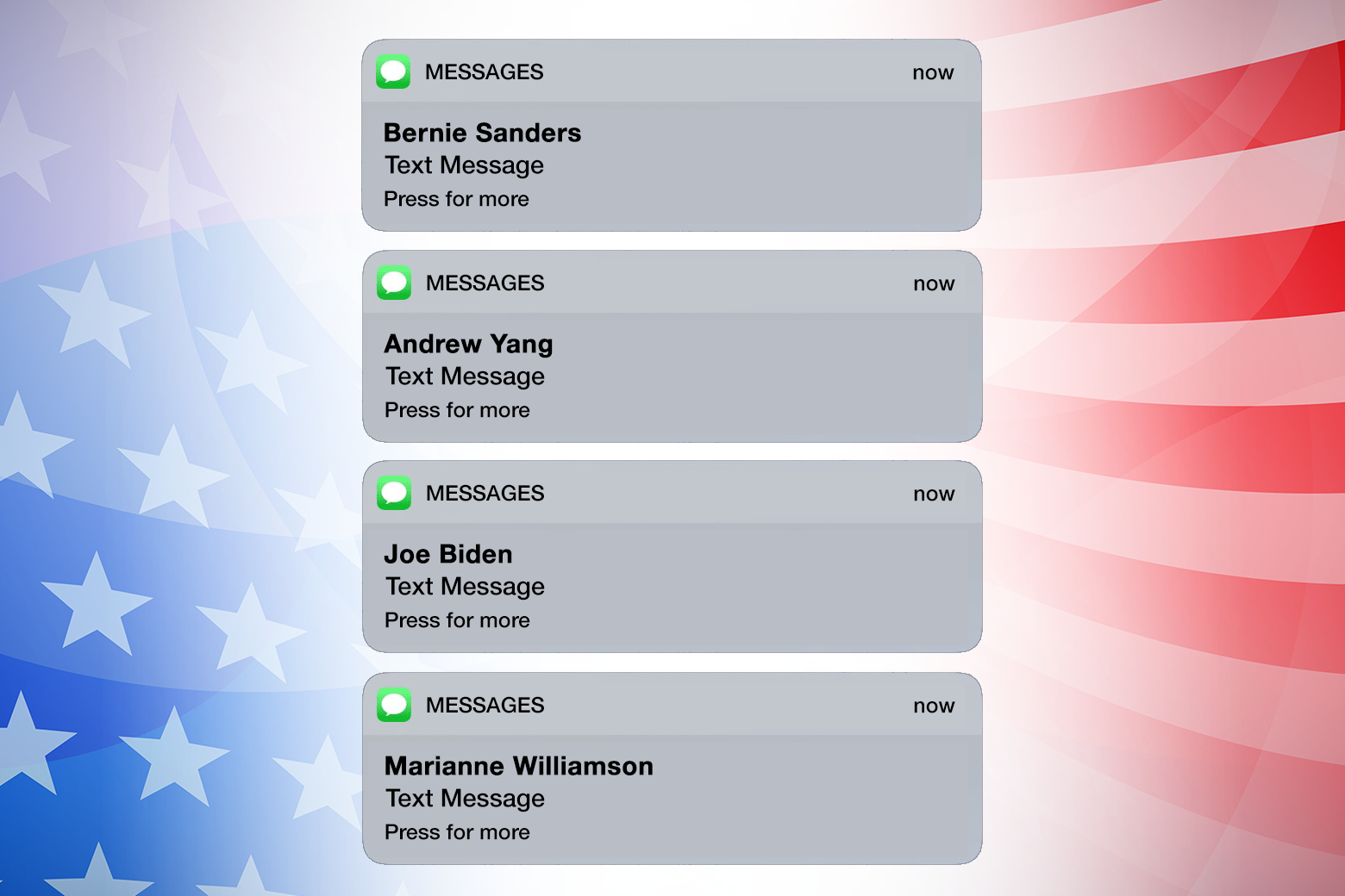 Text messages from Democratic presidential candidates: why they’re ...
