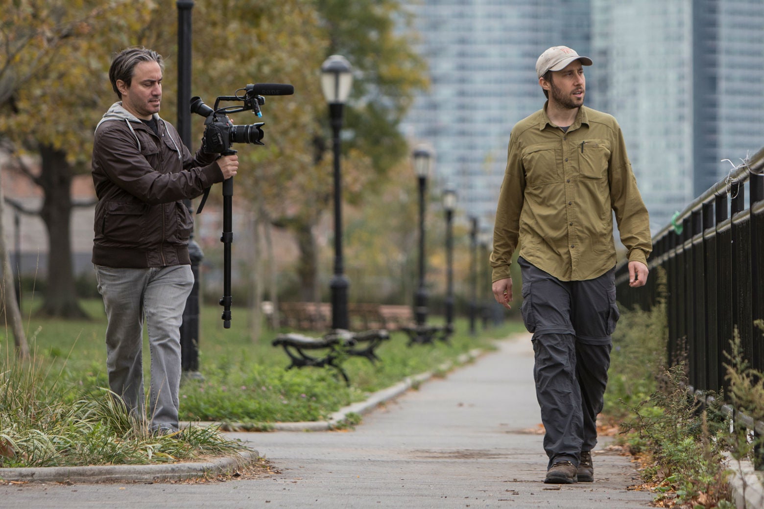 In the documentary The World Before Your Feet, Jesse Eisenberg and ...
