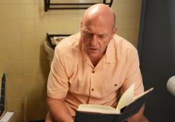 Breaking Bad review: Hank does some bathroom reading.