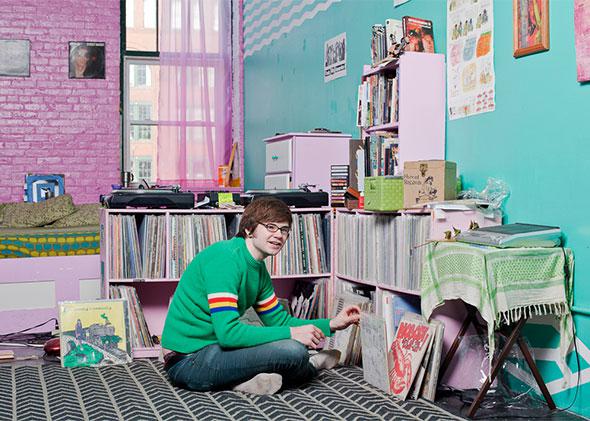 Alex Wein photographs residents of Baltimore’s Copycat building.