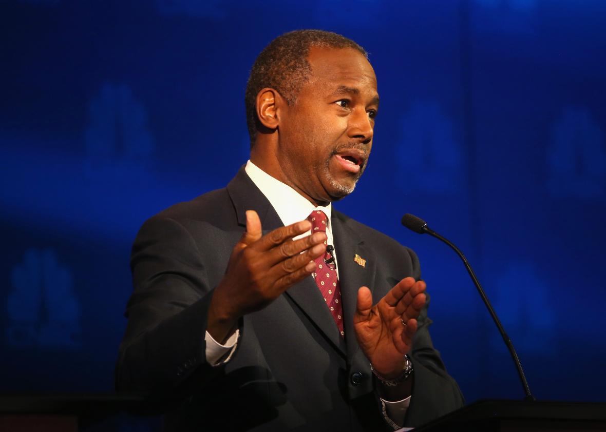 Ben Carson lies about involvement with Mannatech, wins applause.