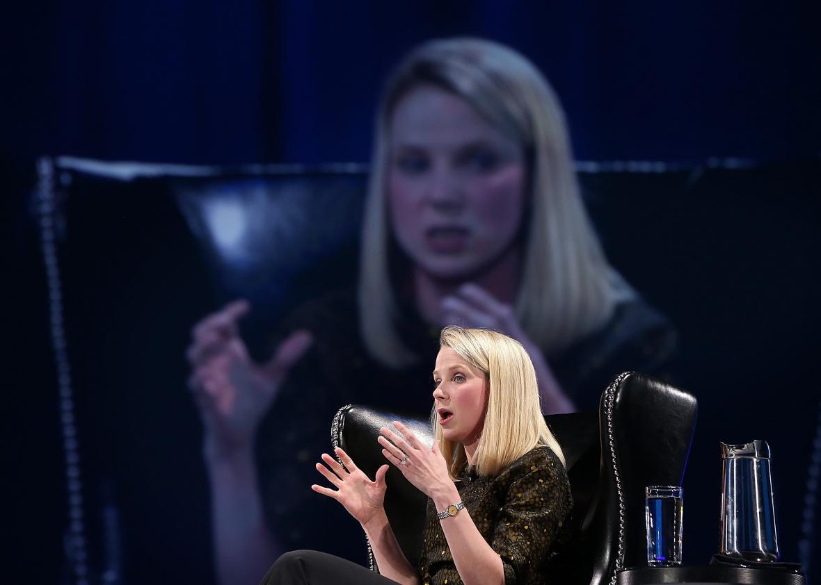 DJ Marissa Mayer says she doesn't lay off Yahoo employees—she "remixes ...