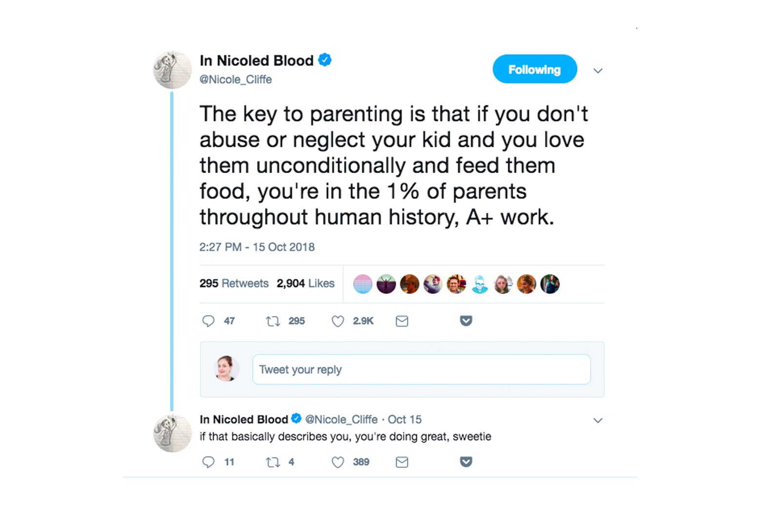 In defense of parenting ideals.