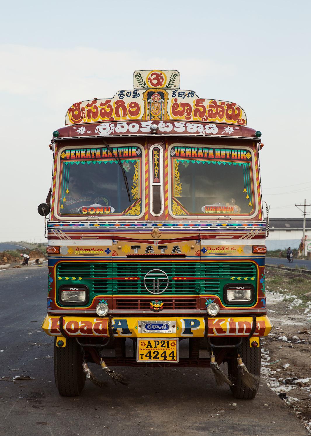 Dan Eckstein photographs Indian trucks in his book, Horn Please.