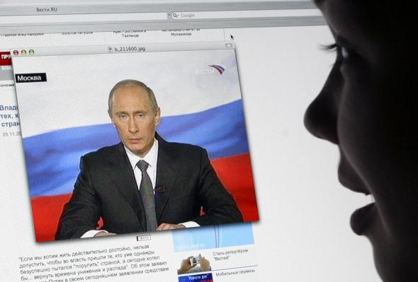 Russian President Vladimir Putin says Internet was a CIA creation.