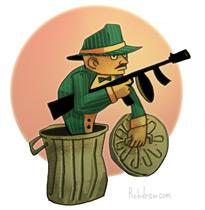 Why does the Mafia get involved in hauling garbage?