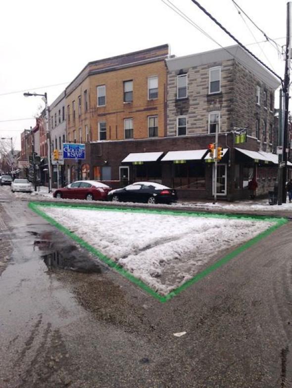Sneckdown East Passyunk Avenue Philadelphia: What snow can teach us ...