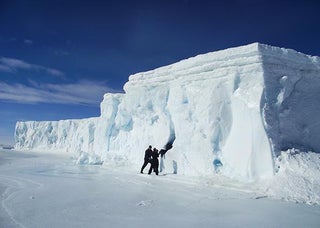 Ice formations in Antarctica: Photos and video of crevasses, pressure ...